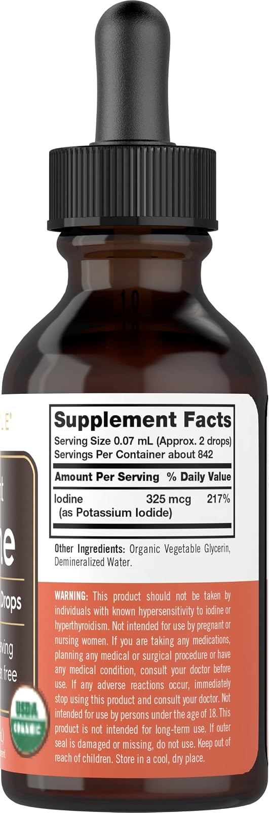 liquid iodine supplement for wellness