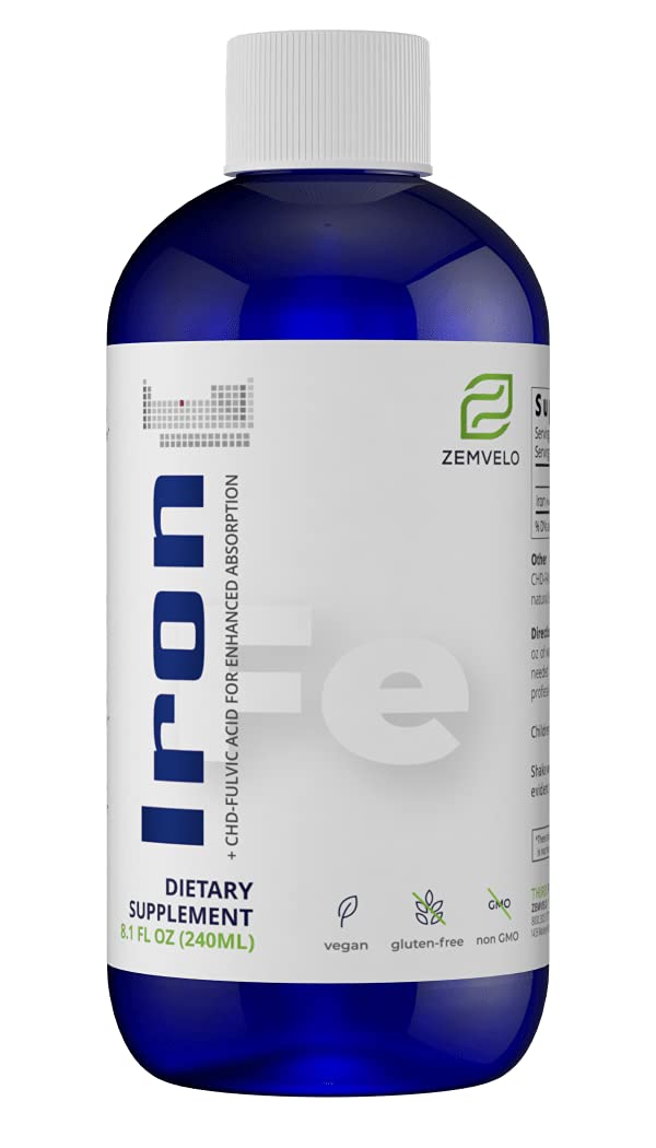 liquid ionic iron supplement for energy