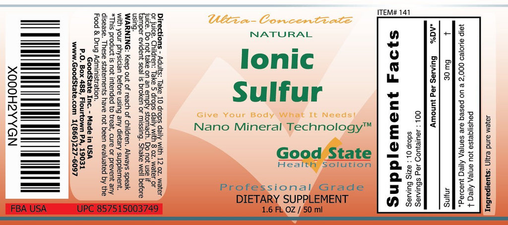 Liquid ionic minerals for health