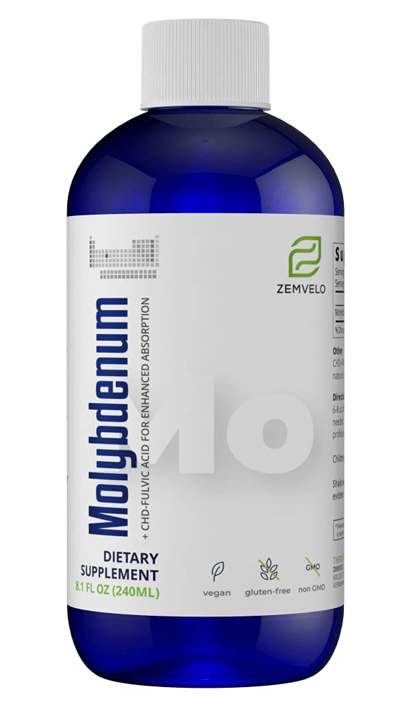 Liquid Ionic Molybdenum trace minerals supplement