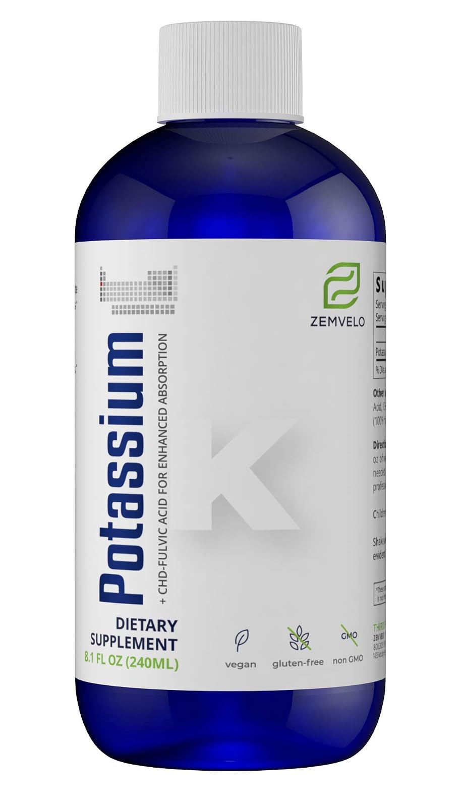 liquid ionic potassium citrate supplement