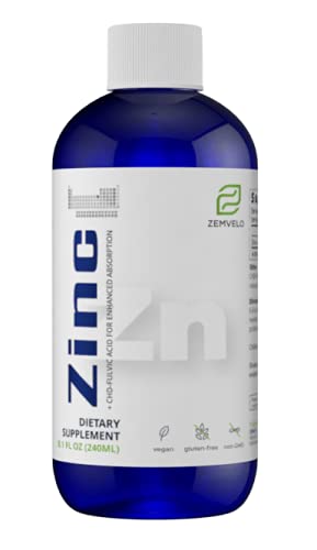 liquid ionic zinc supplement 50 mg