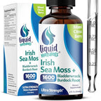 Liquid Irish Sea Moss drops citrus berry