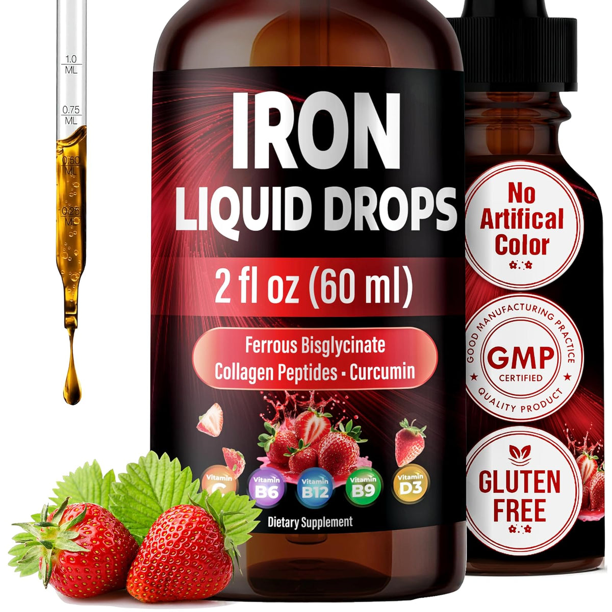 Liquid iron drops for energy