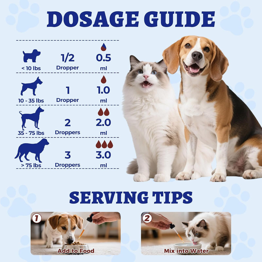 liquid iron for active dogs and cats