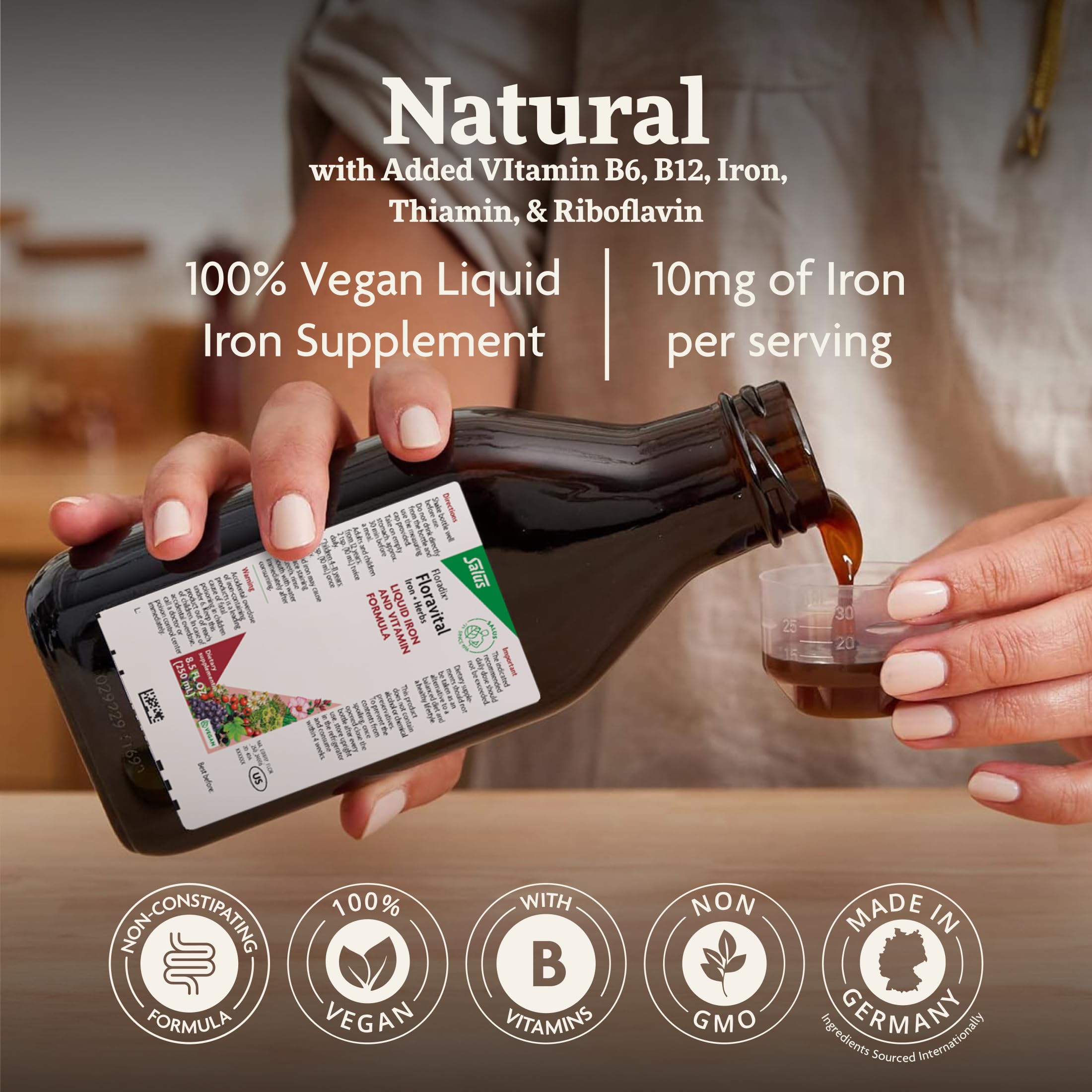 liquid iron for better absorption