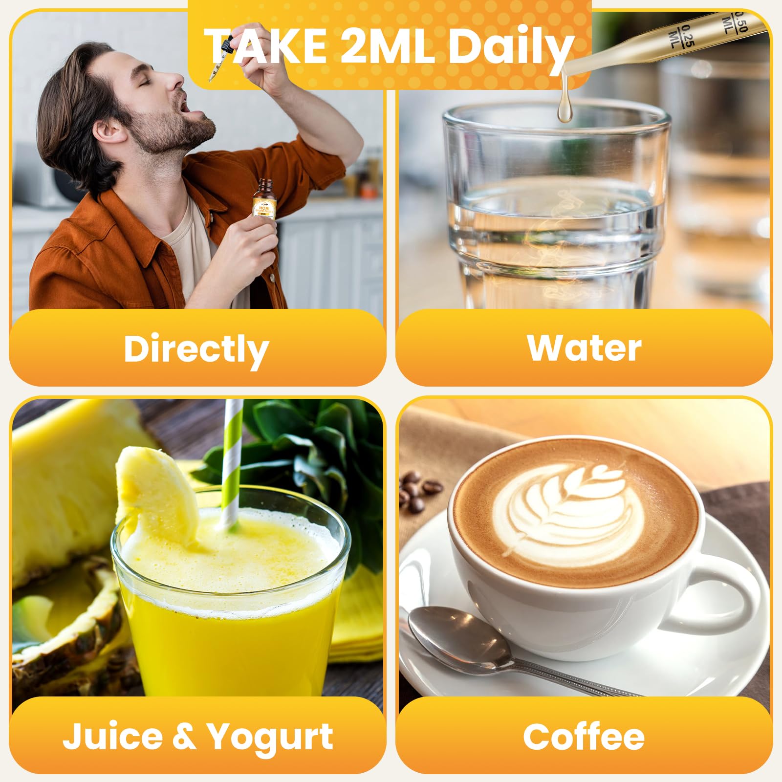 liquid iron for better absorption