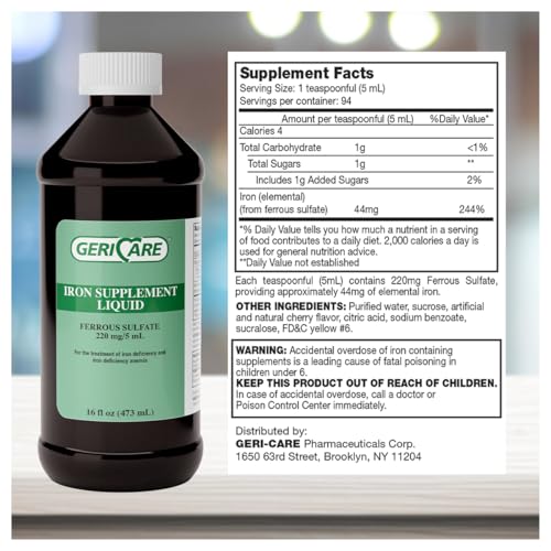liquid iron for better absorption