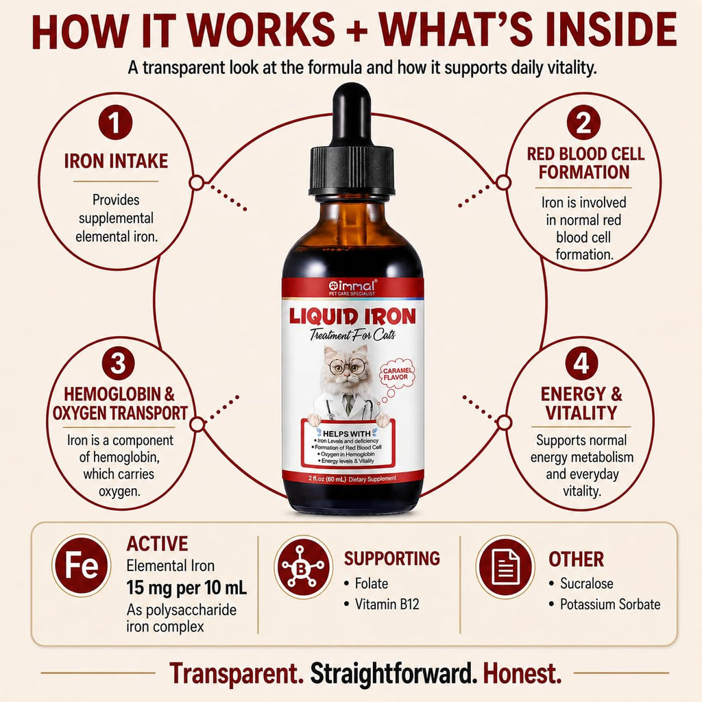 liquid iron for better cat vitality