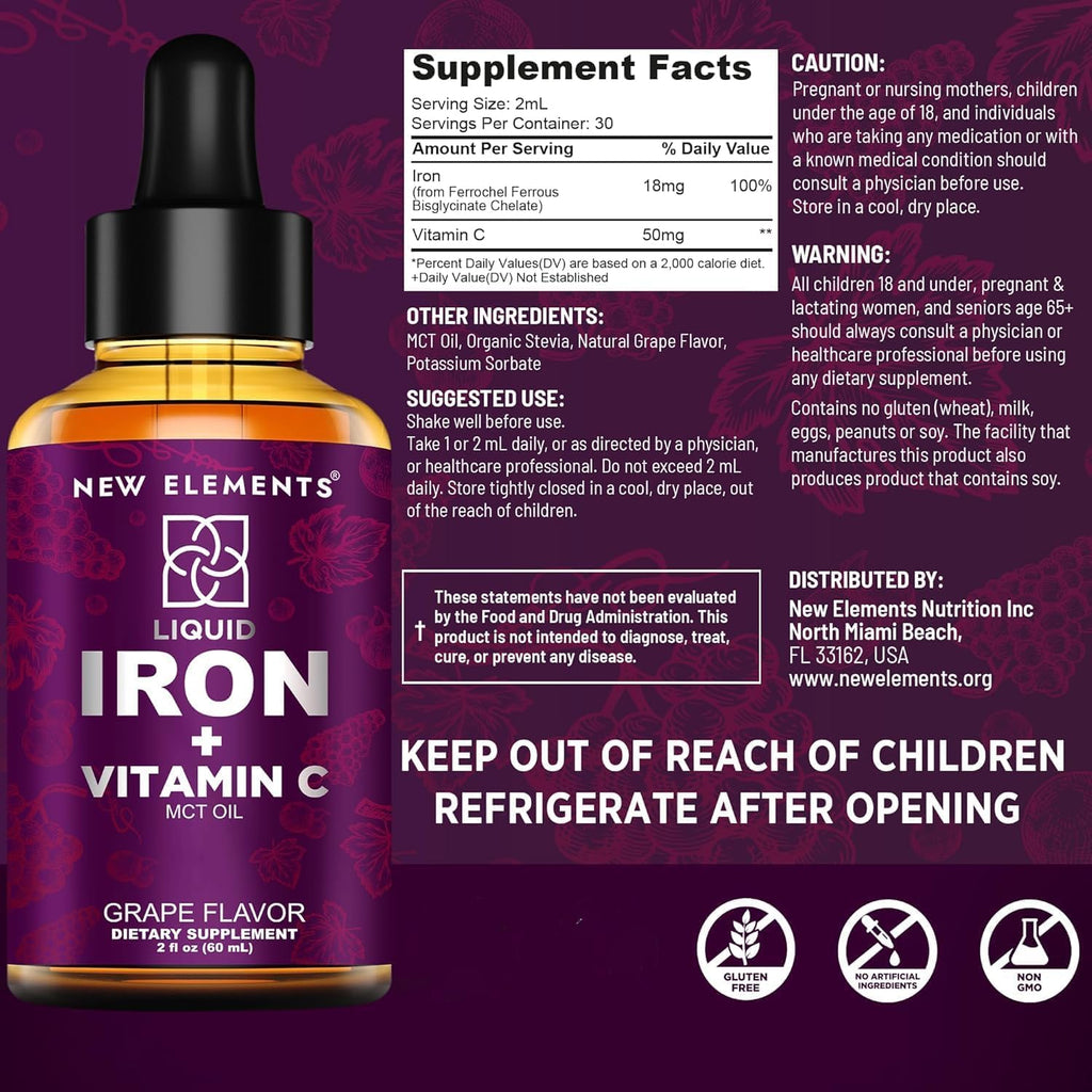 liquid iron for enhanced vitality