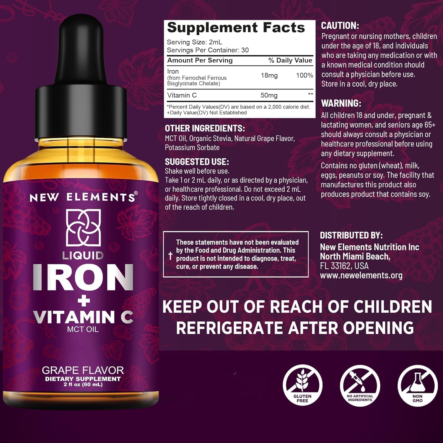 liquid iron for enhanced vitality