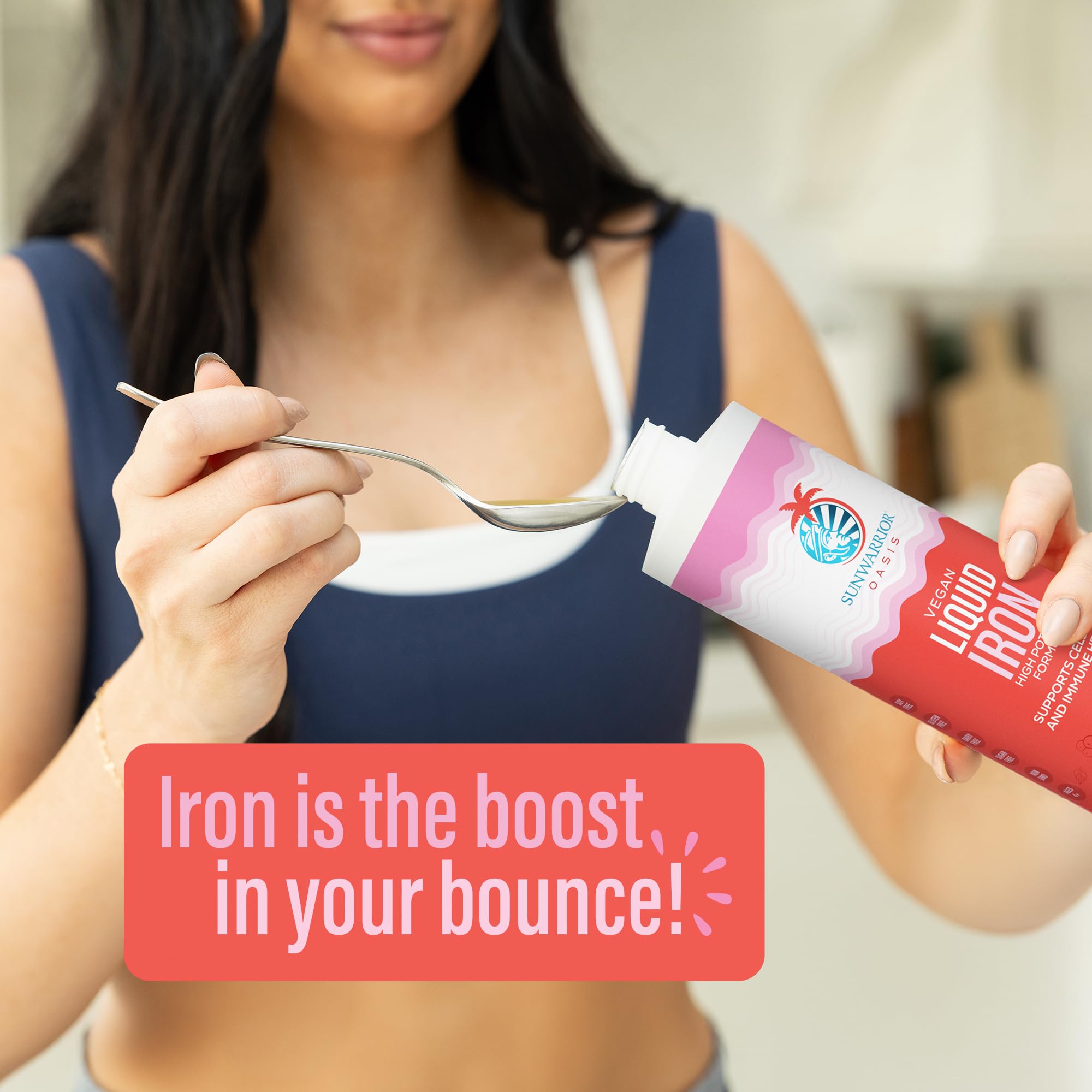 liquid iron for fatigue relief