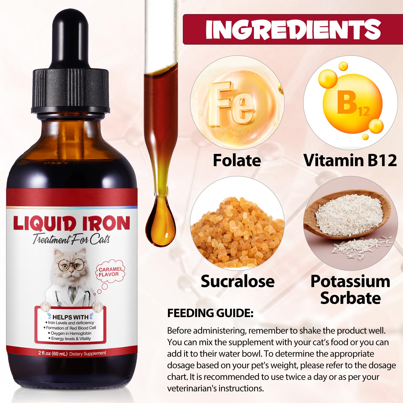 liquid iron for healthy cats