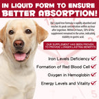 liquid iron for healthy dog coats