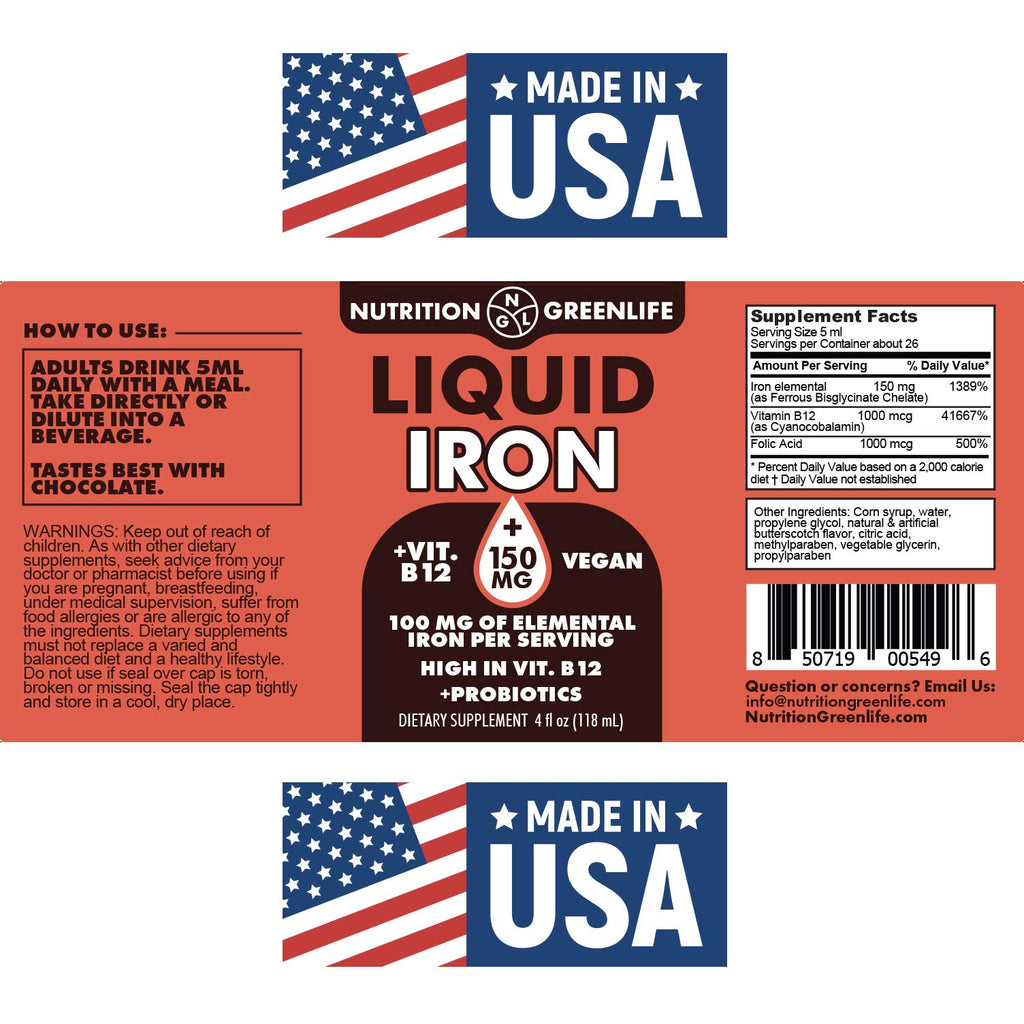 liquid iron for healthy metabolism