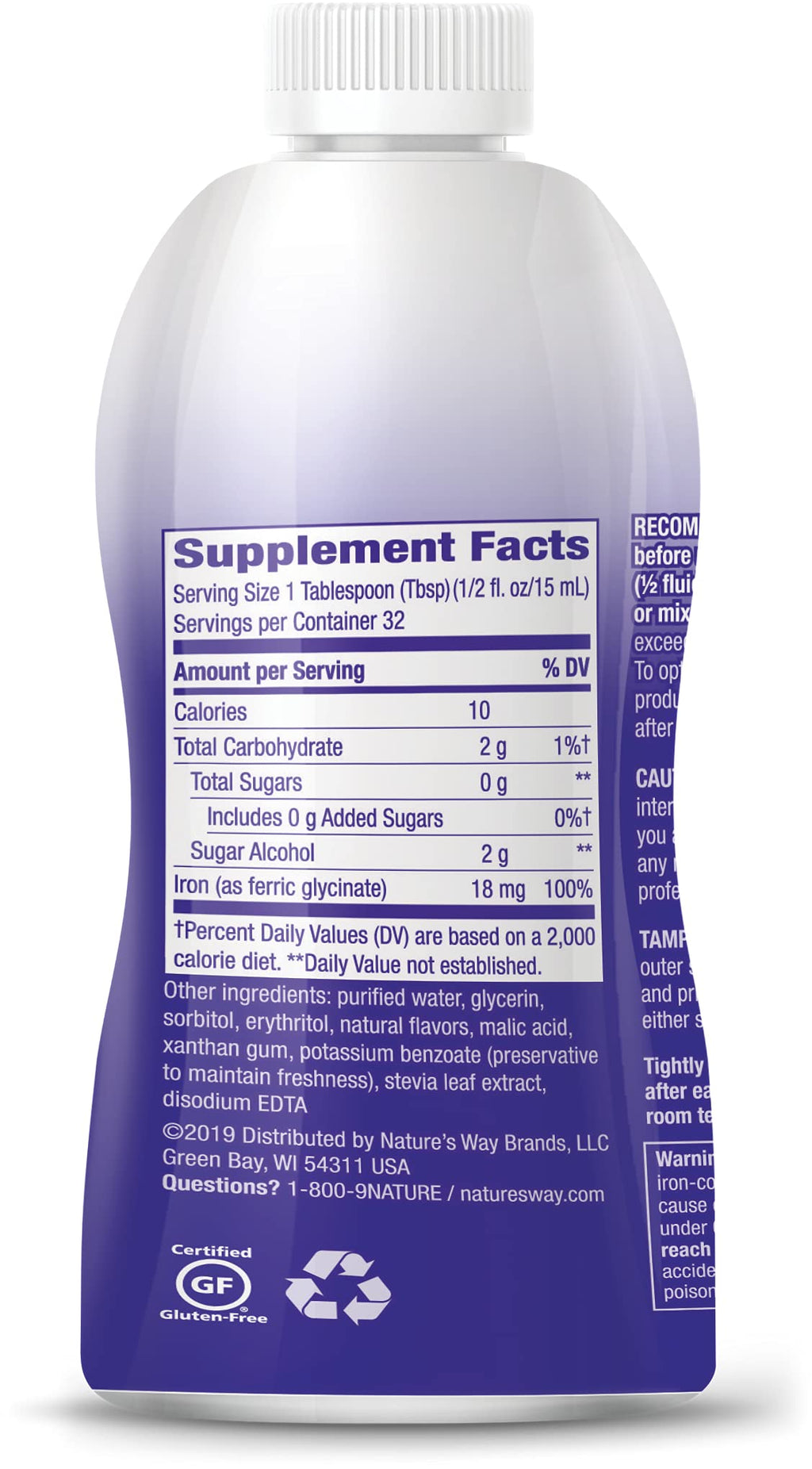 liquid iron for improved iron levels