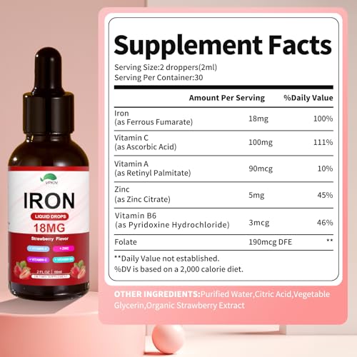 liquid iron for improved nutrition