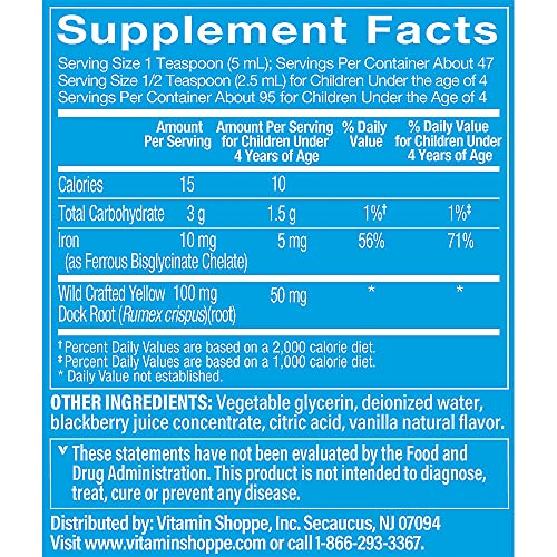 liquid iron for increased vitality