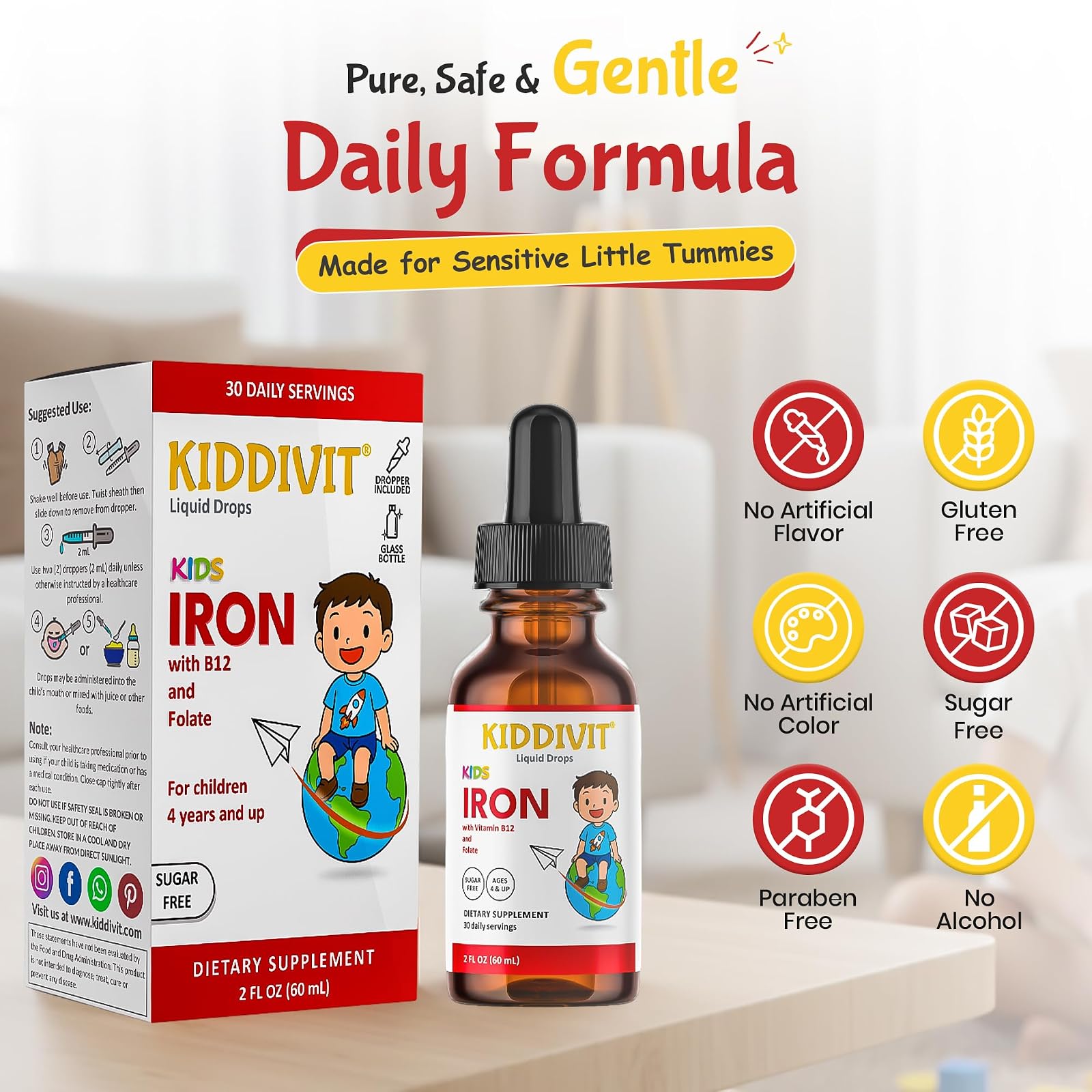 Liquid Iron supplement for children