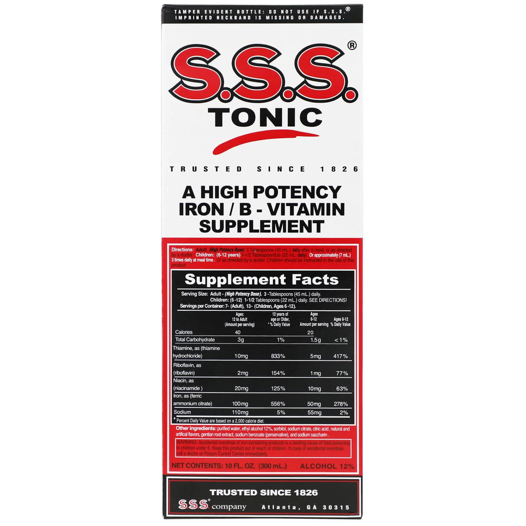 liquid iron supplement for energy