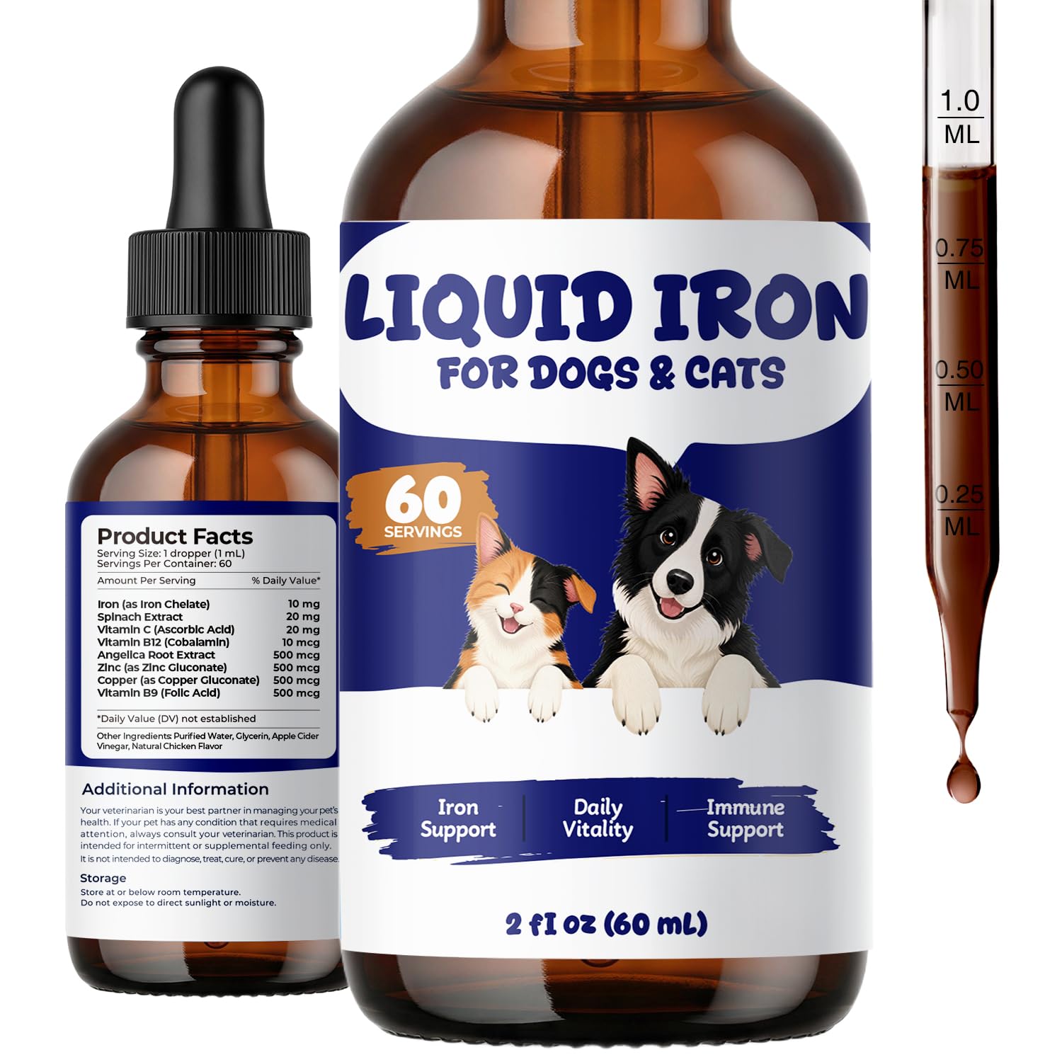 liquid iron supplement for pets