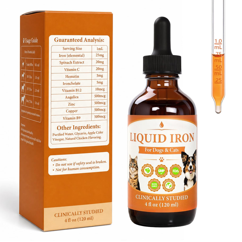 liquid iron supplement for pets