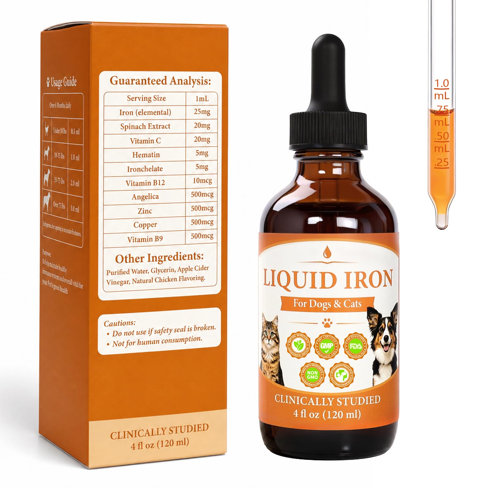 liquid iron supplement for pets