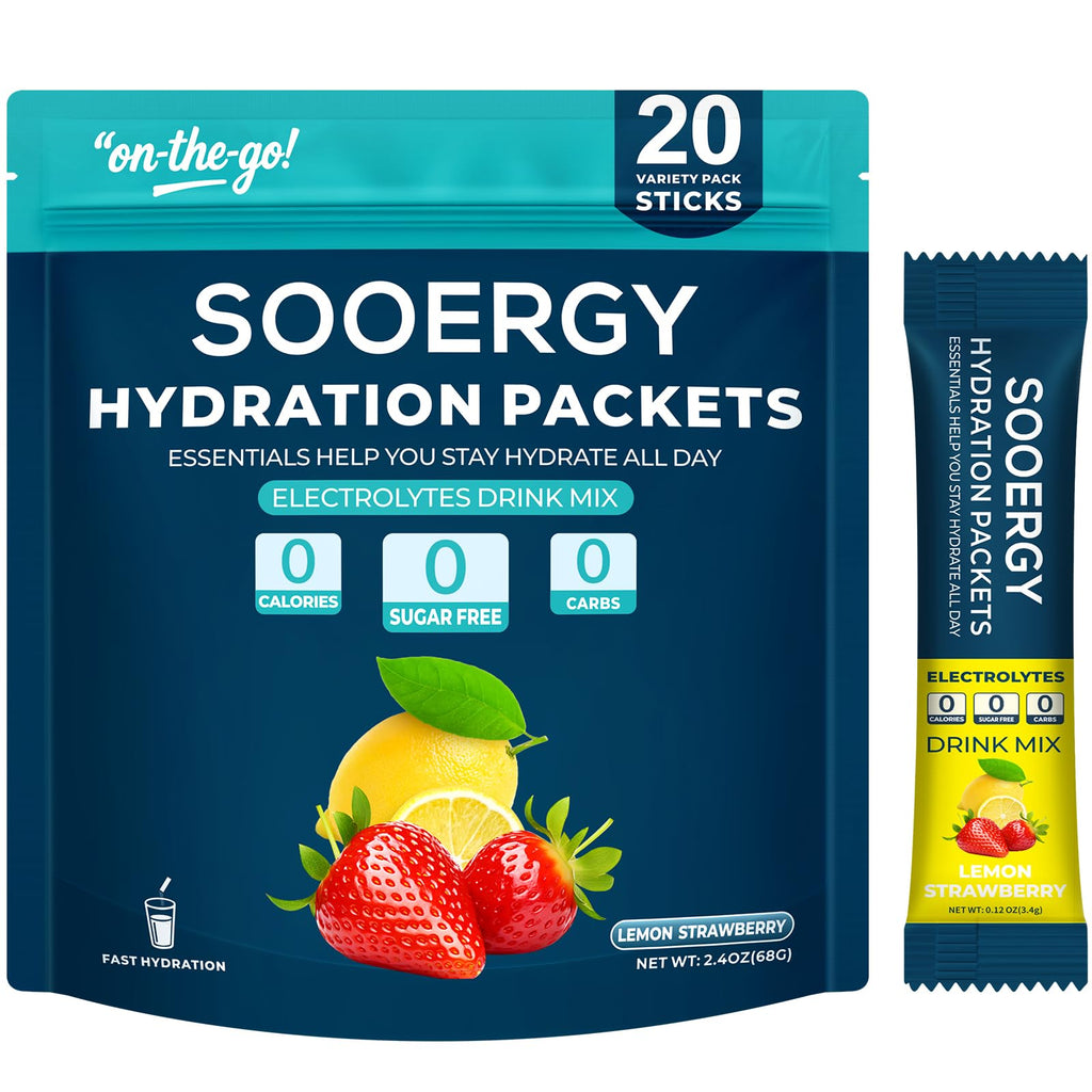 Liquid IV electrolyte drink mix packets