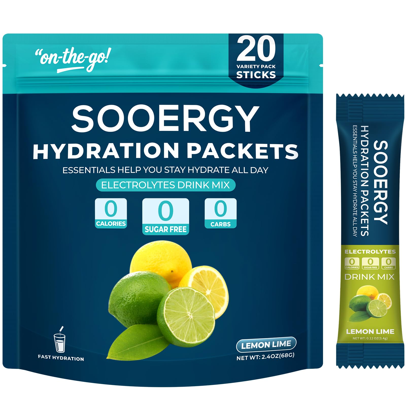 Liquid IV electrolyte drink mix packets