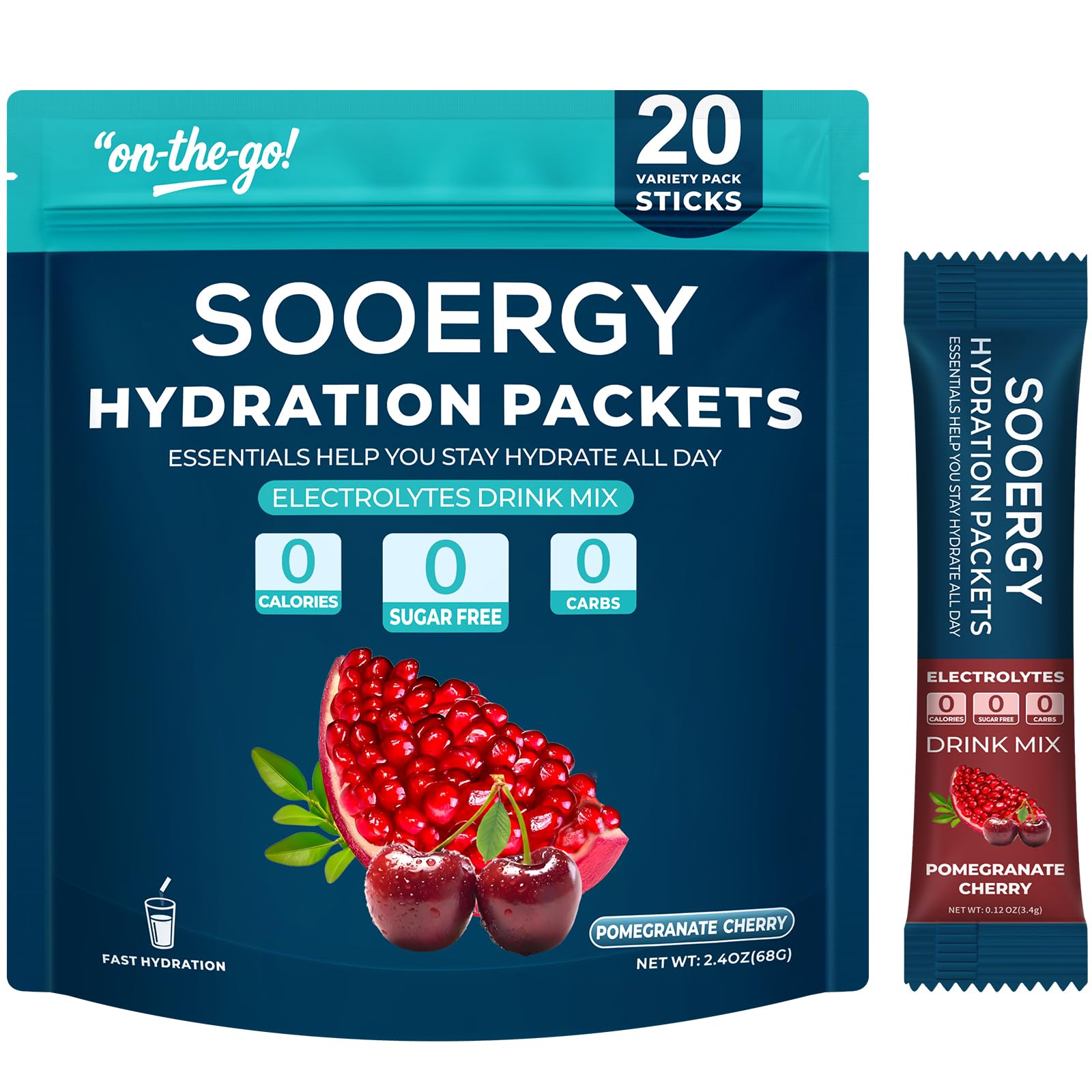Liquid IV electrolyte drink mix packets