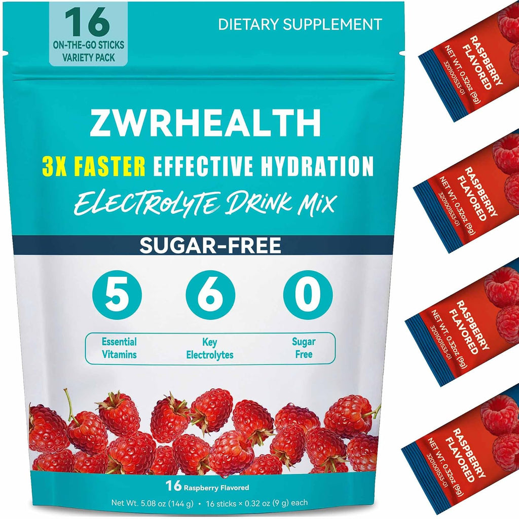 Liquid IV electrolyte drink mix raspberry