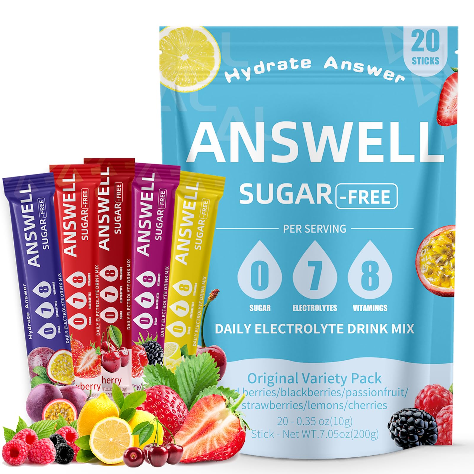 Liquid IV electrolytes powder packets