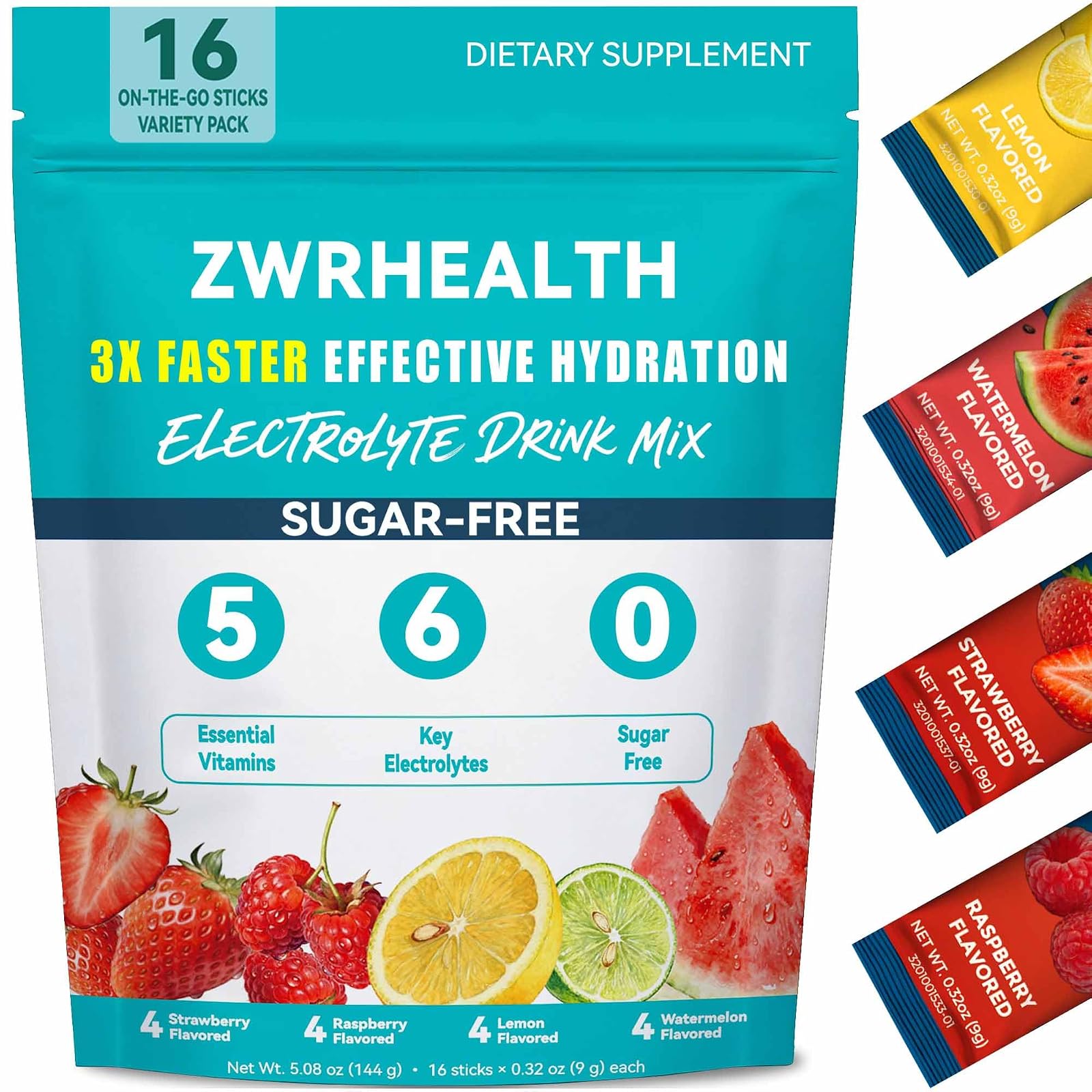 Liquid IV sugar free electrolyte mix