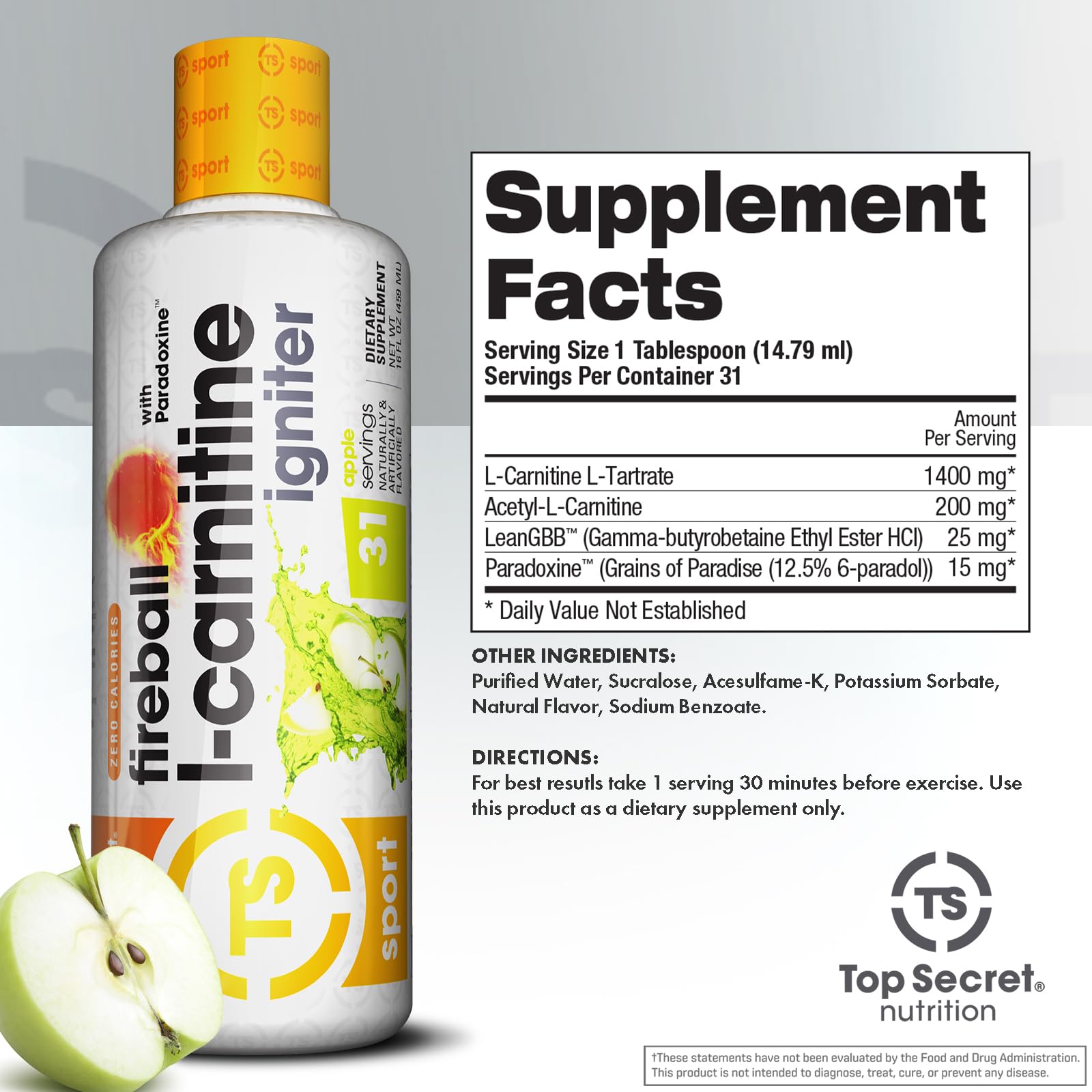 Liquid L-Carnitine for energy boost
