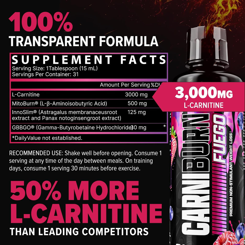 liquid L-Carnitine for energy boost