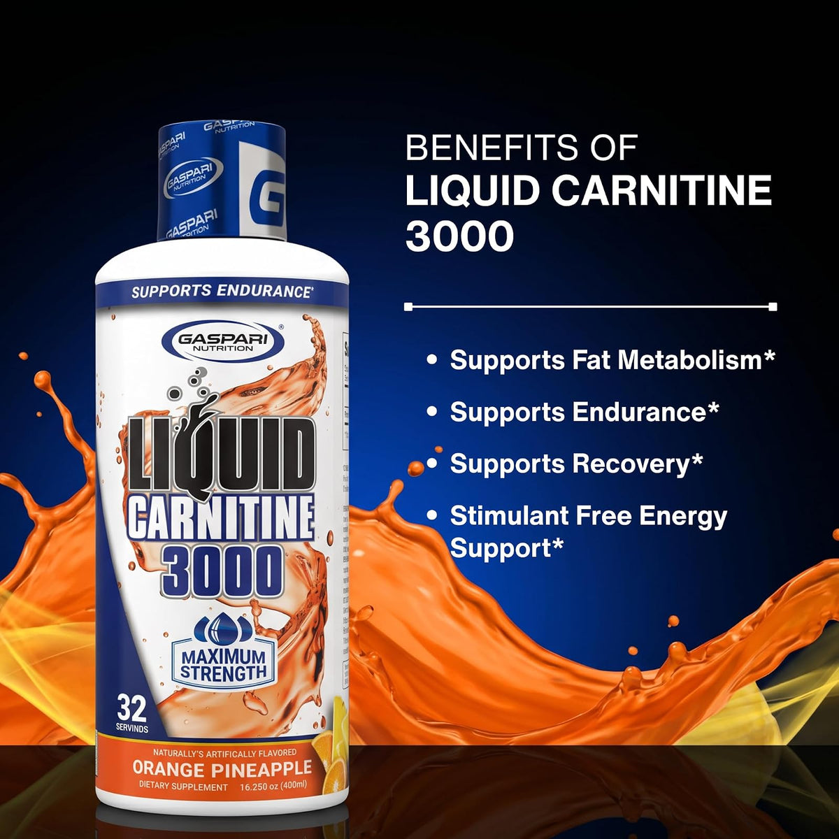 Liquid L-Carnitine for muscle recovery