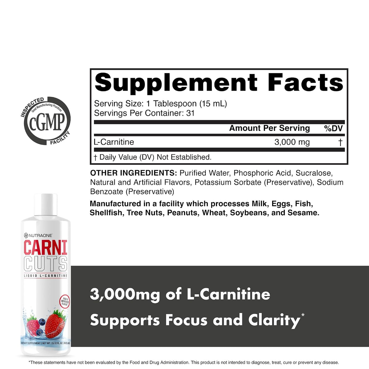 Liquid L-Carnitine for workout support