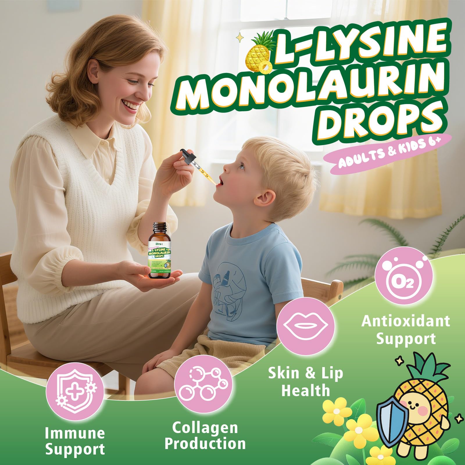liquid l-lysine drops for better absorption