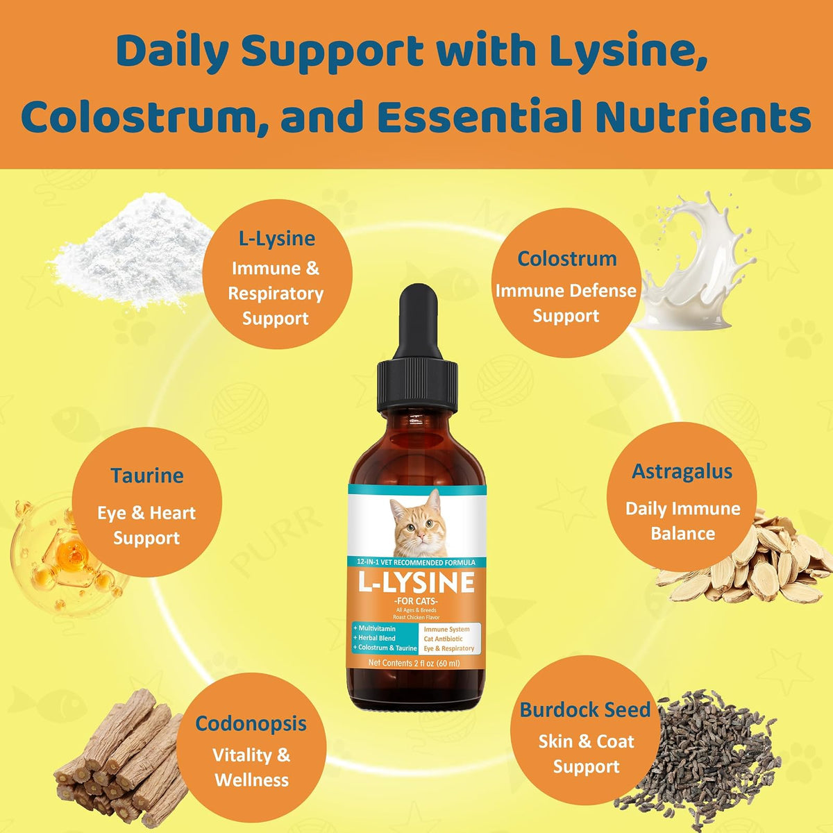 Liquid L-Lysine for cat health