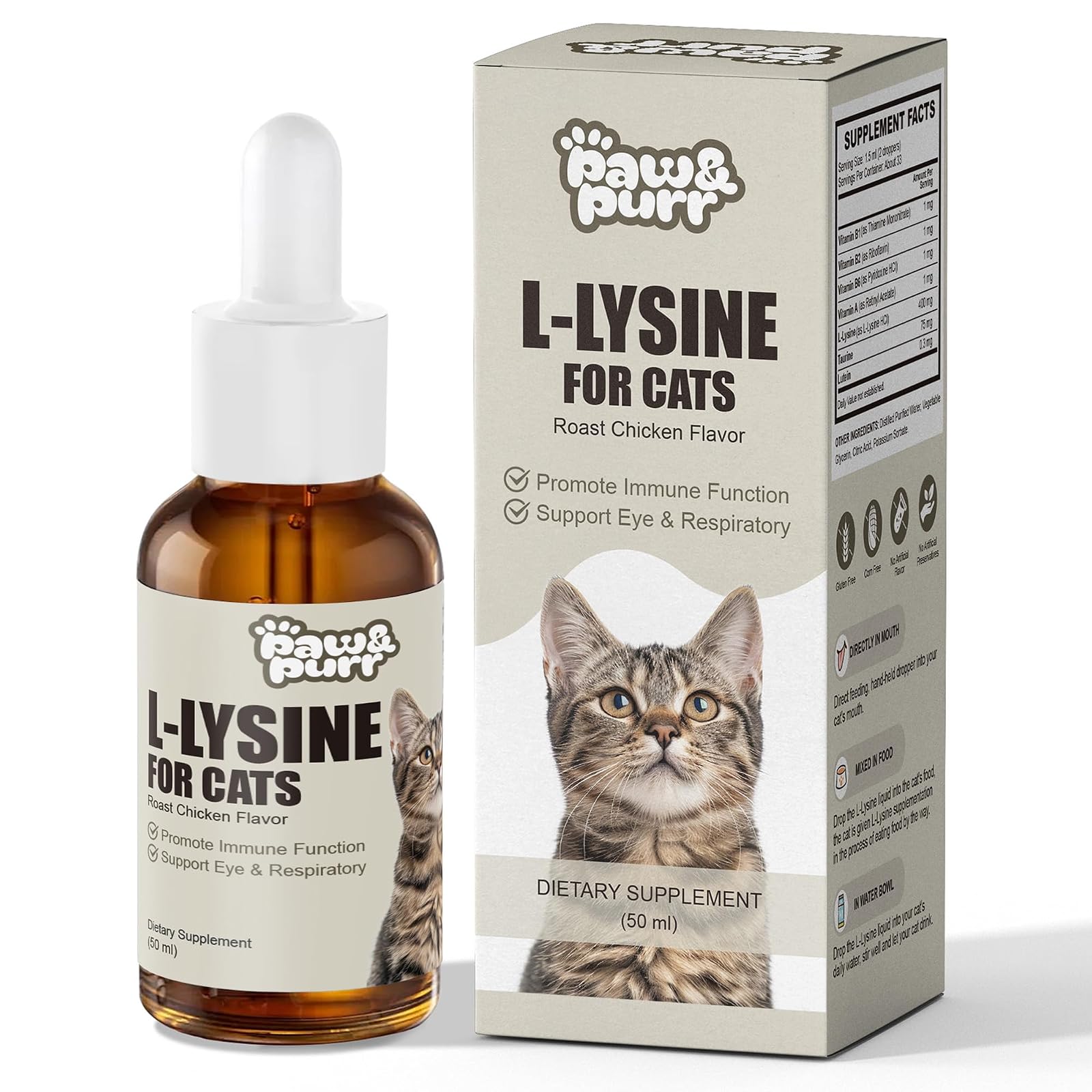 liquid l-lysine for cats