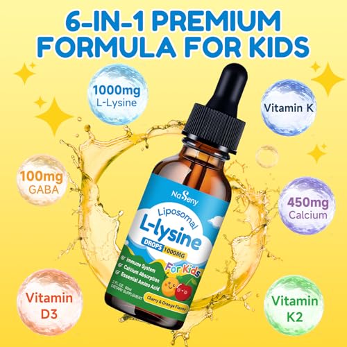 Liquid L-Lysine for cold sore relief