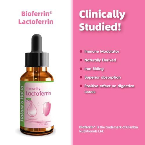 Liquid lactoferrin for healthy growth