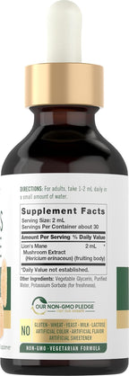 liquid lion's mane drops for wellness