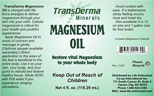 liquid magnesium chloride for muscle recovery