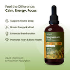 Liquid magnesium citrate for better sleep