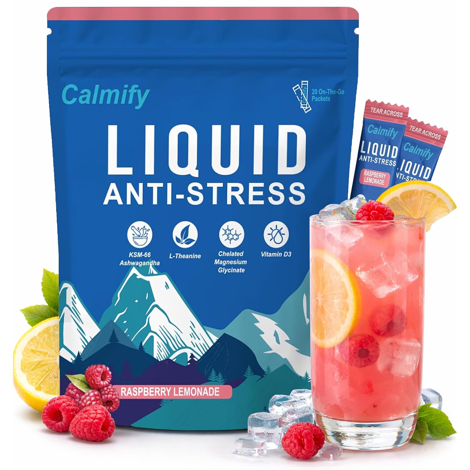 Liquid magnesium drink for relaxation