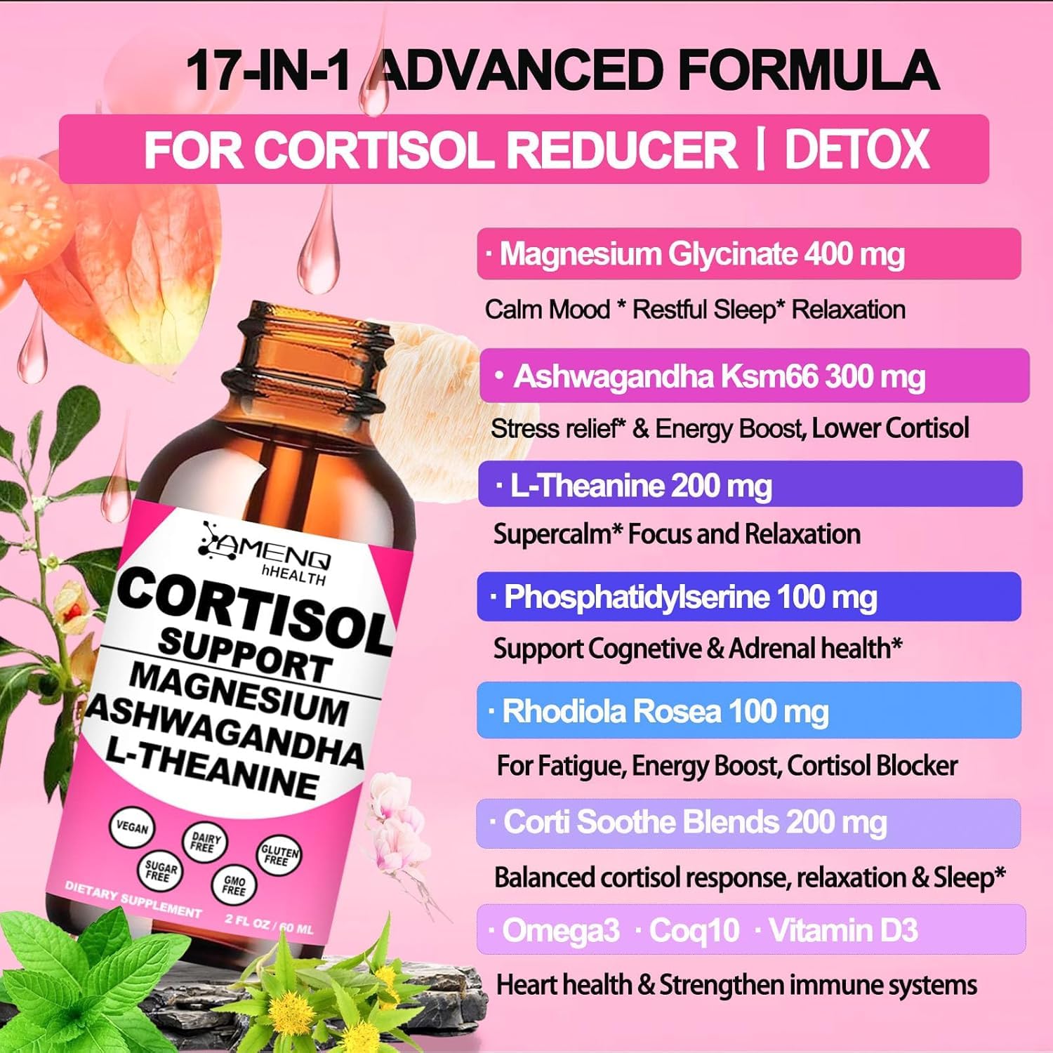 Liquid magnesium for calm and sleep