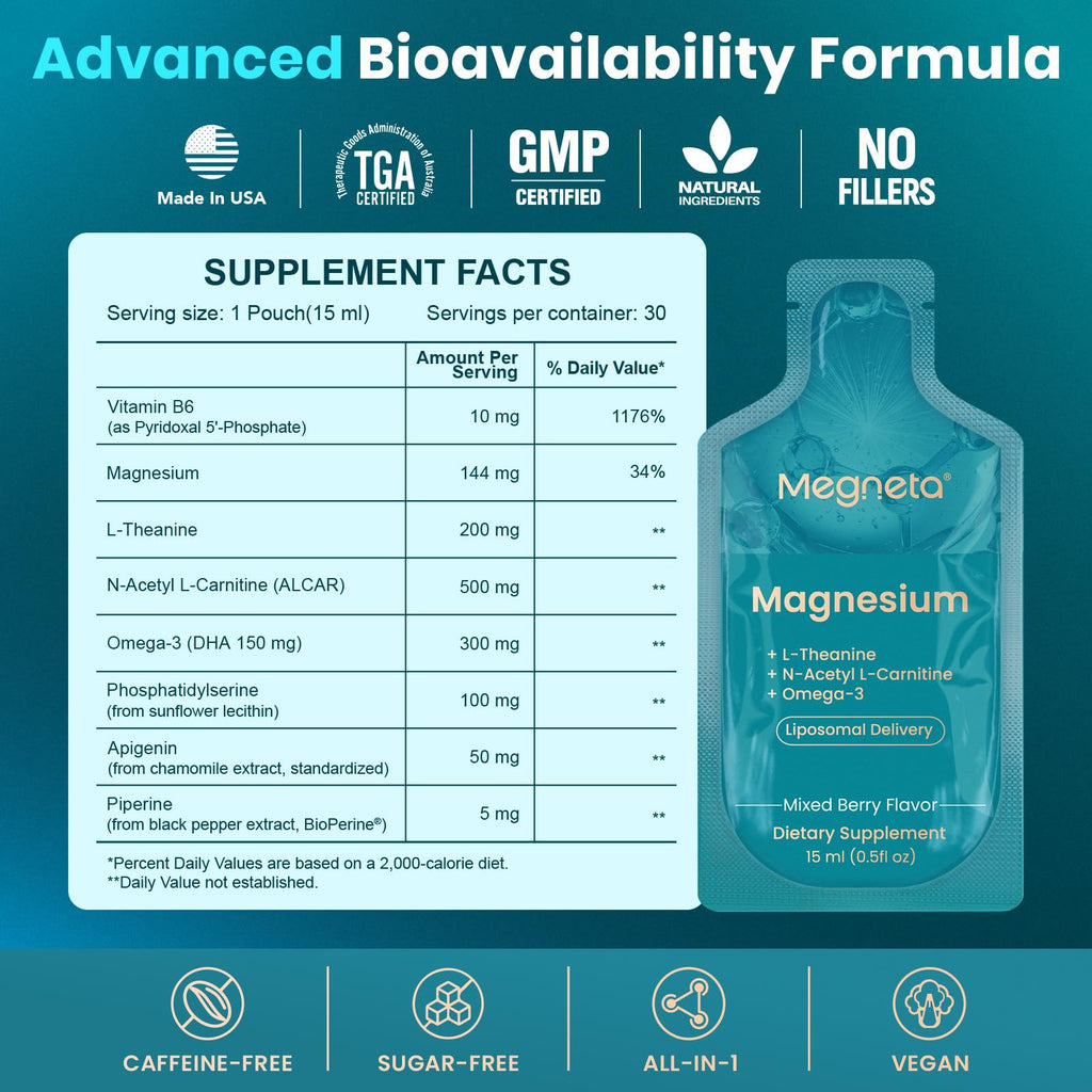Liquid magnesium for daily wellness
