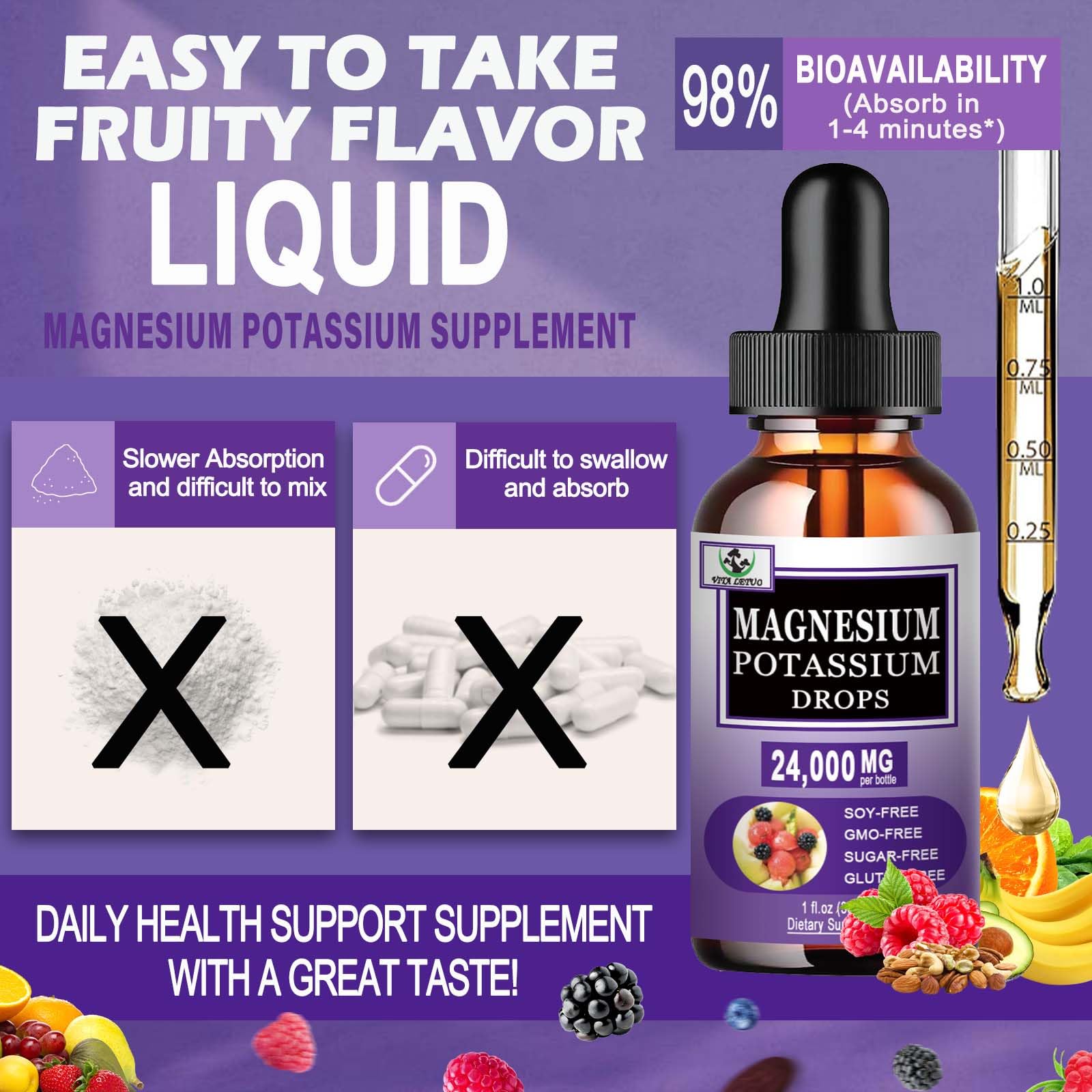 liquid magnesium for easy absorption