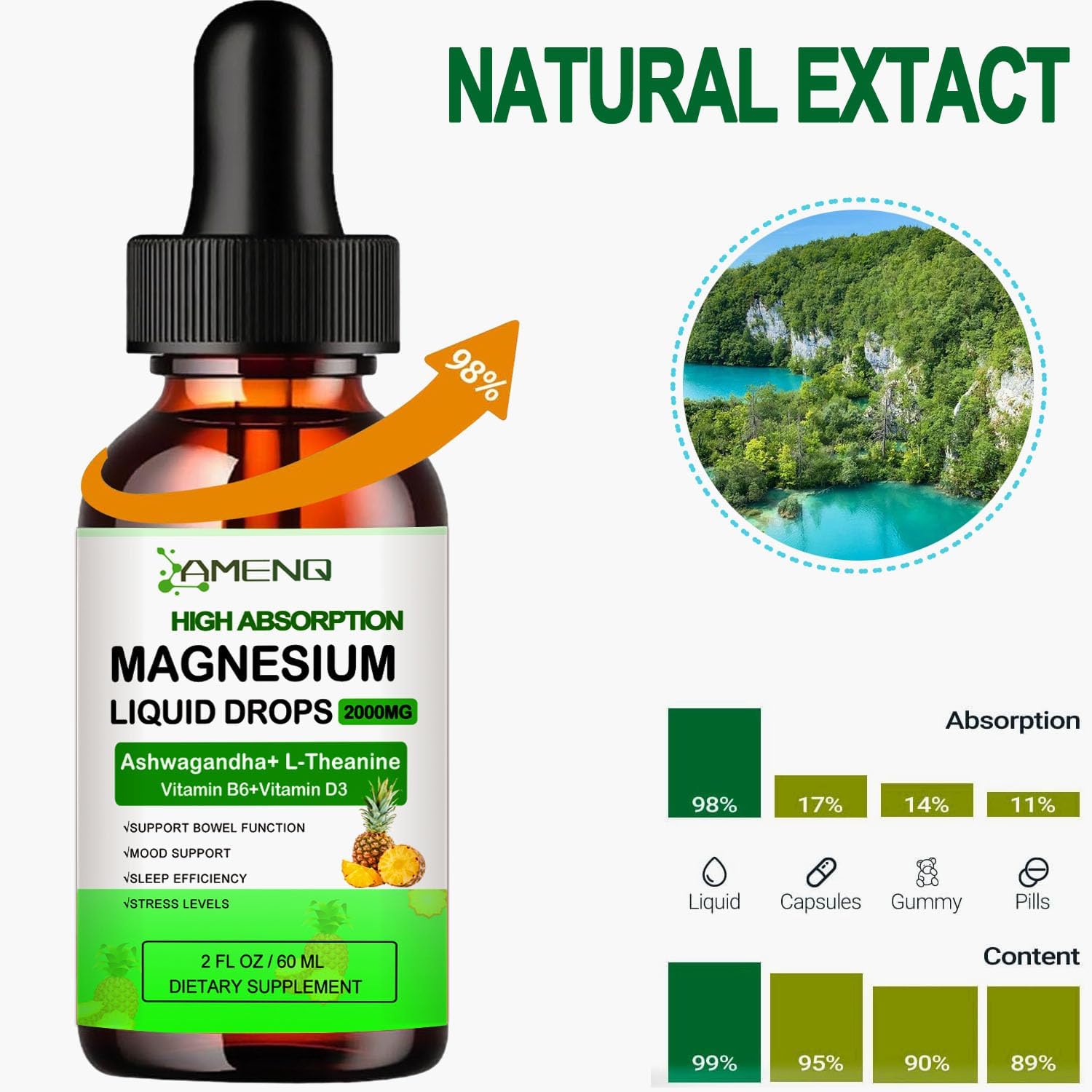 liquid magnesium for improved relaxation